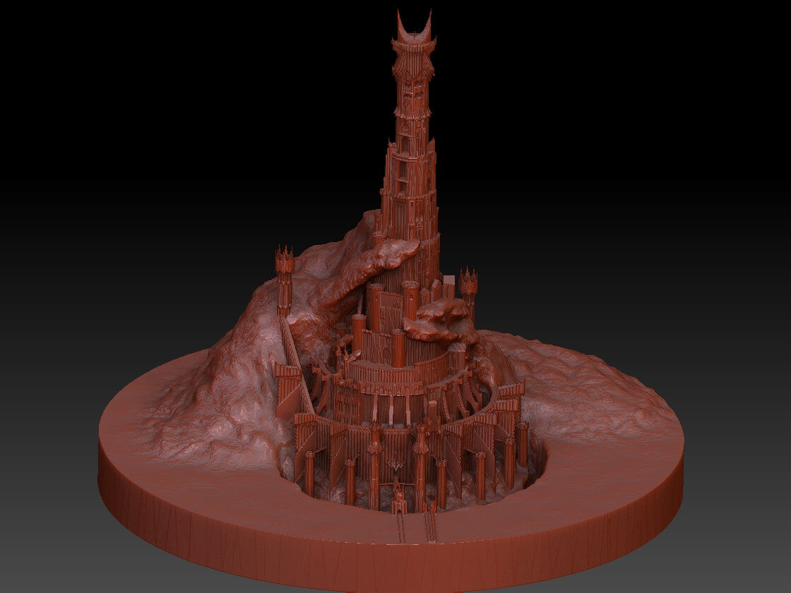 Barad Dur - 3D Model by Buncic