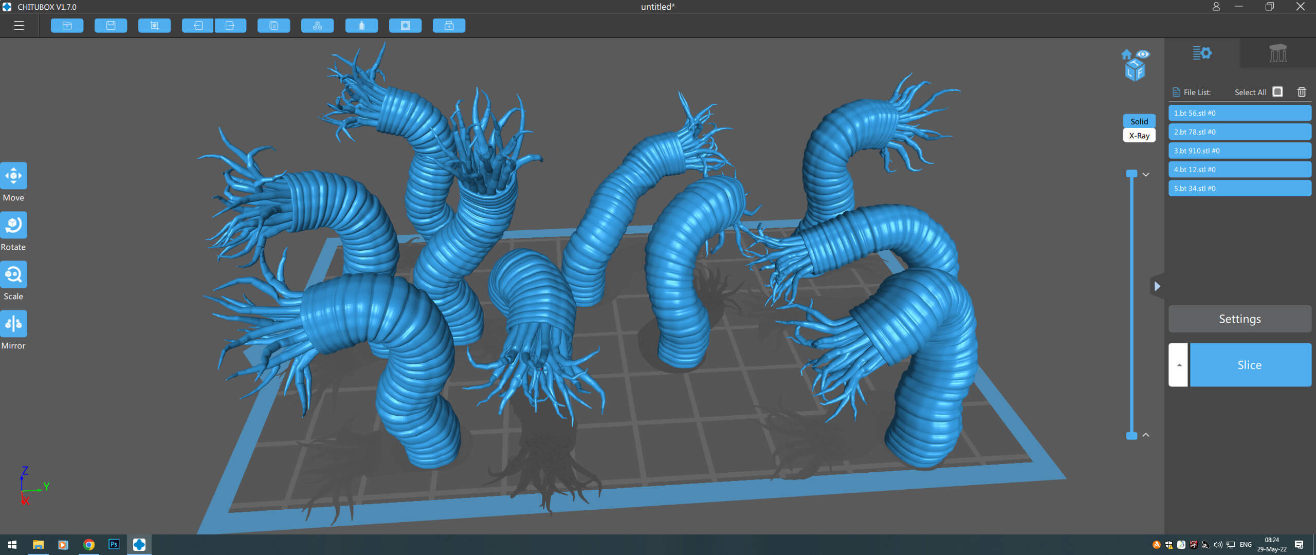 Beast Tentacle - 3D Model by Buncic