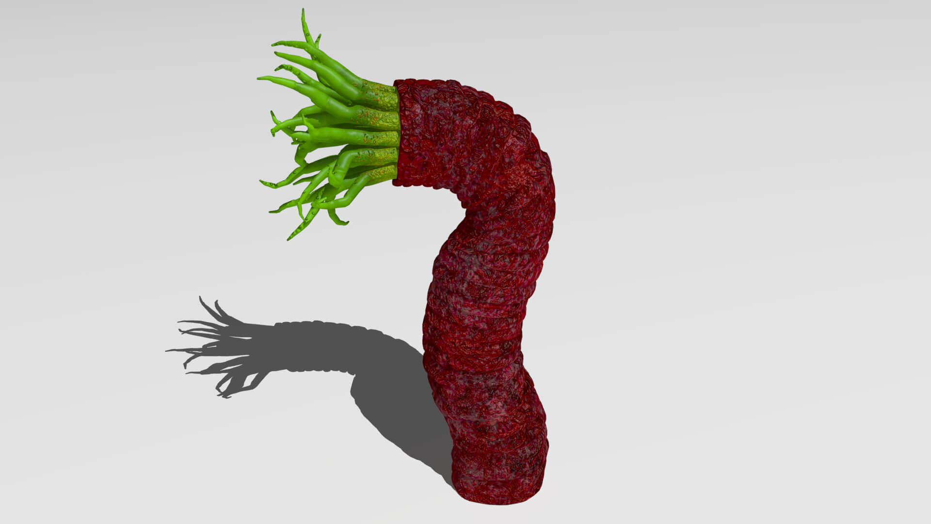 Beast Tentacle - 3D Model by Buncic