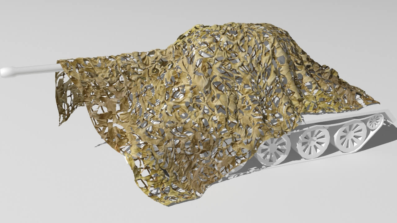 Camo Net - 3D Model by Buncic