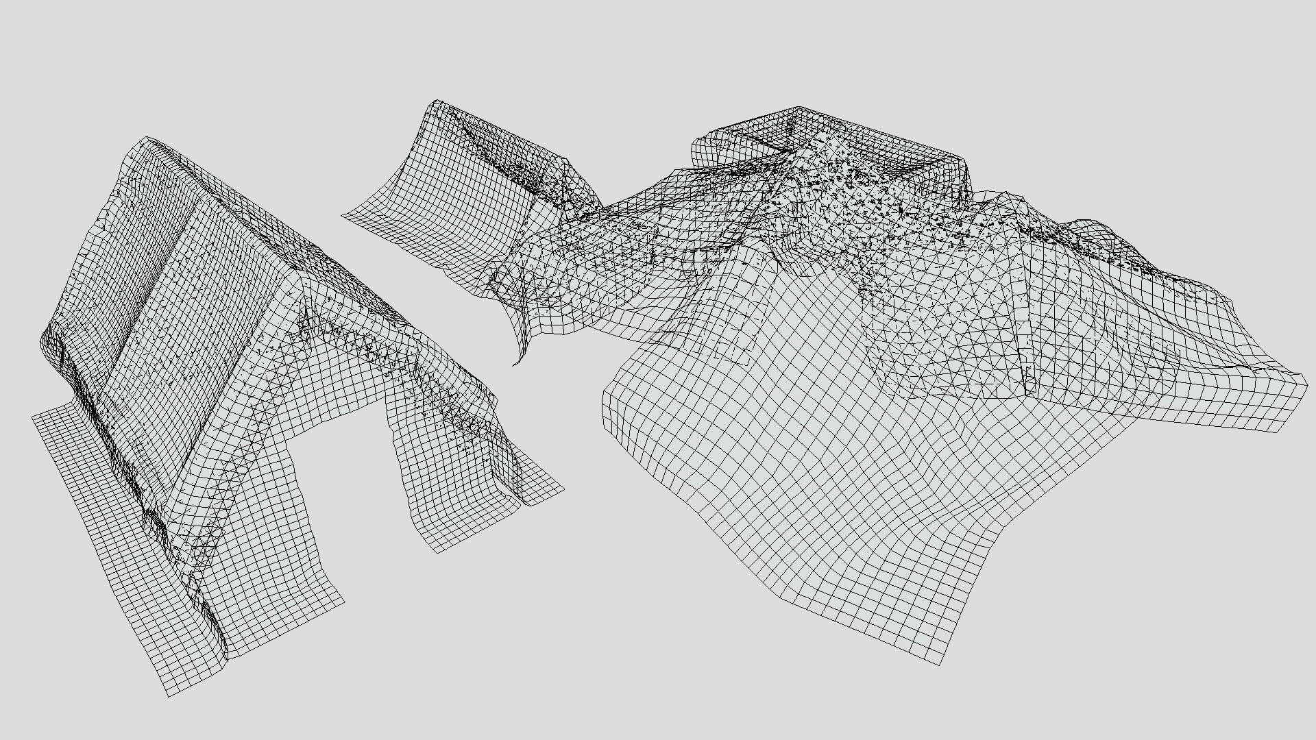 Camouflage Netting - 3D Model by Buncic