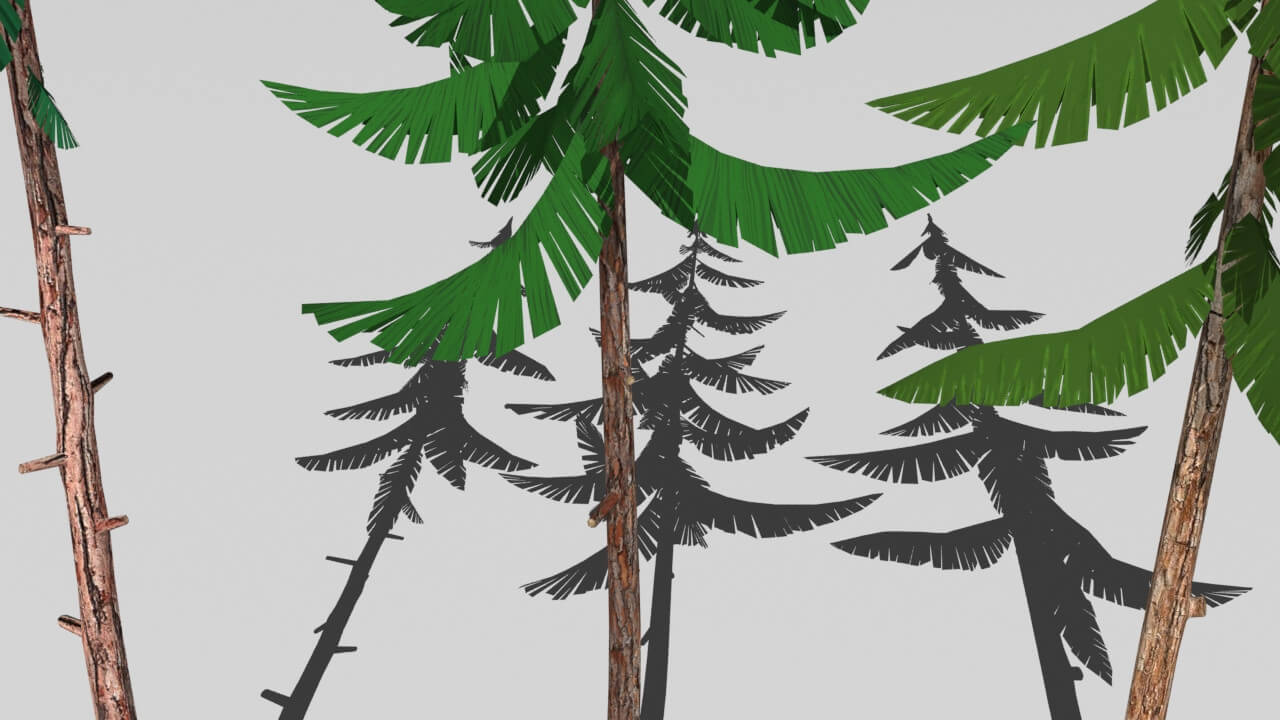 Cartoon Trees - 3D Model by Buncic