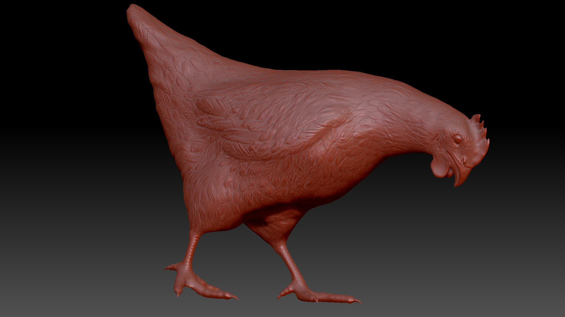 Chickens for 3Dprinting - 3D Model by Buncic