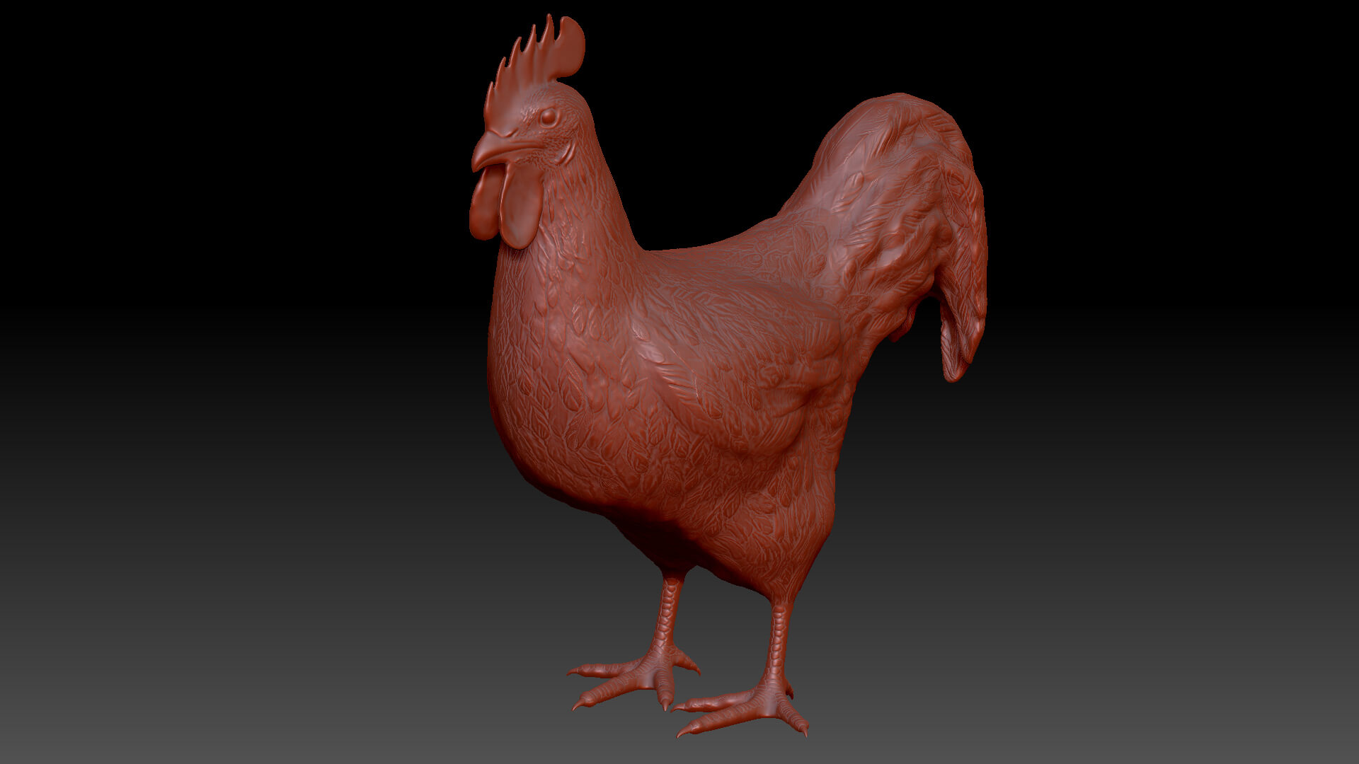 Chickens for 3Dprinting - 3D Model by Buncic