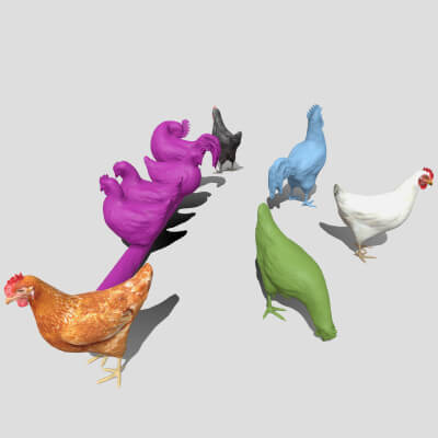 Stl 3D Models | Birds | Chickens | RenderHub
