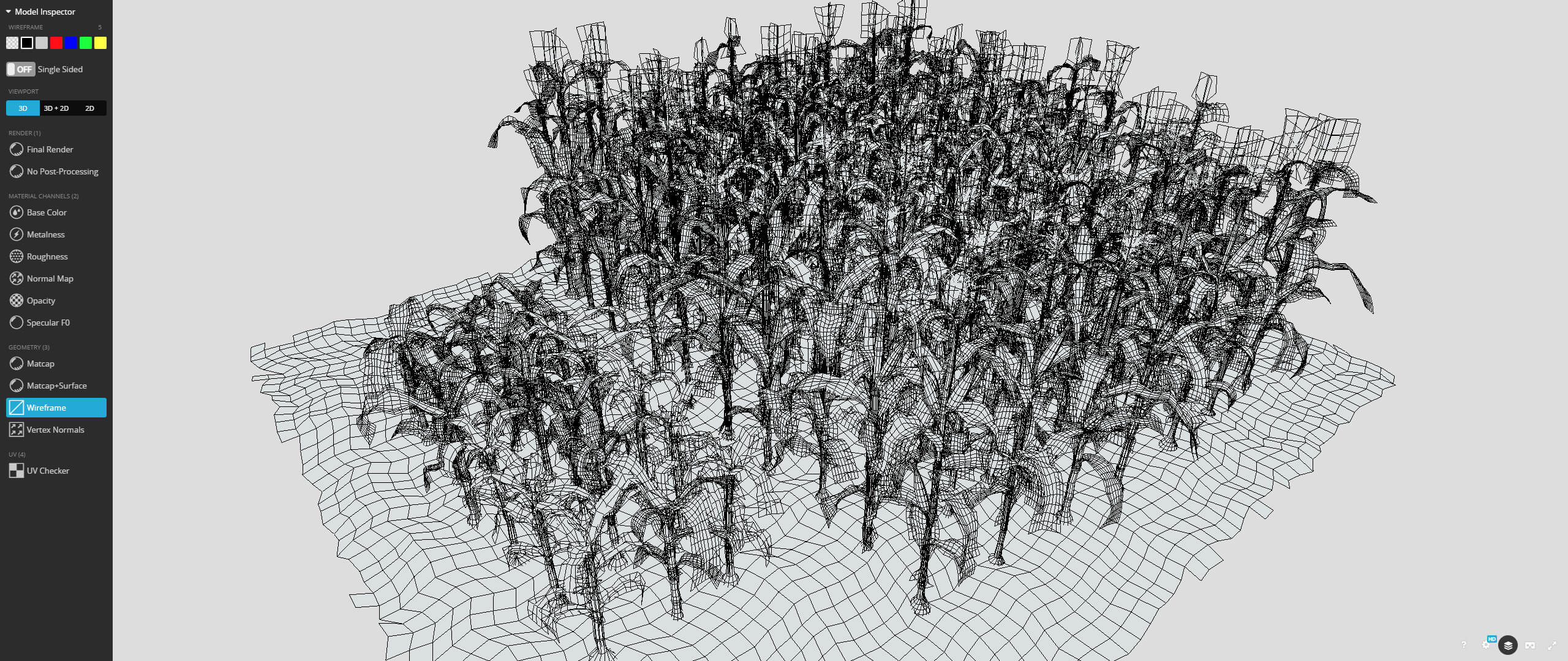 Corn Field Field - 3D Model by Buncic