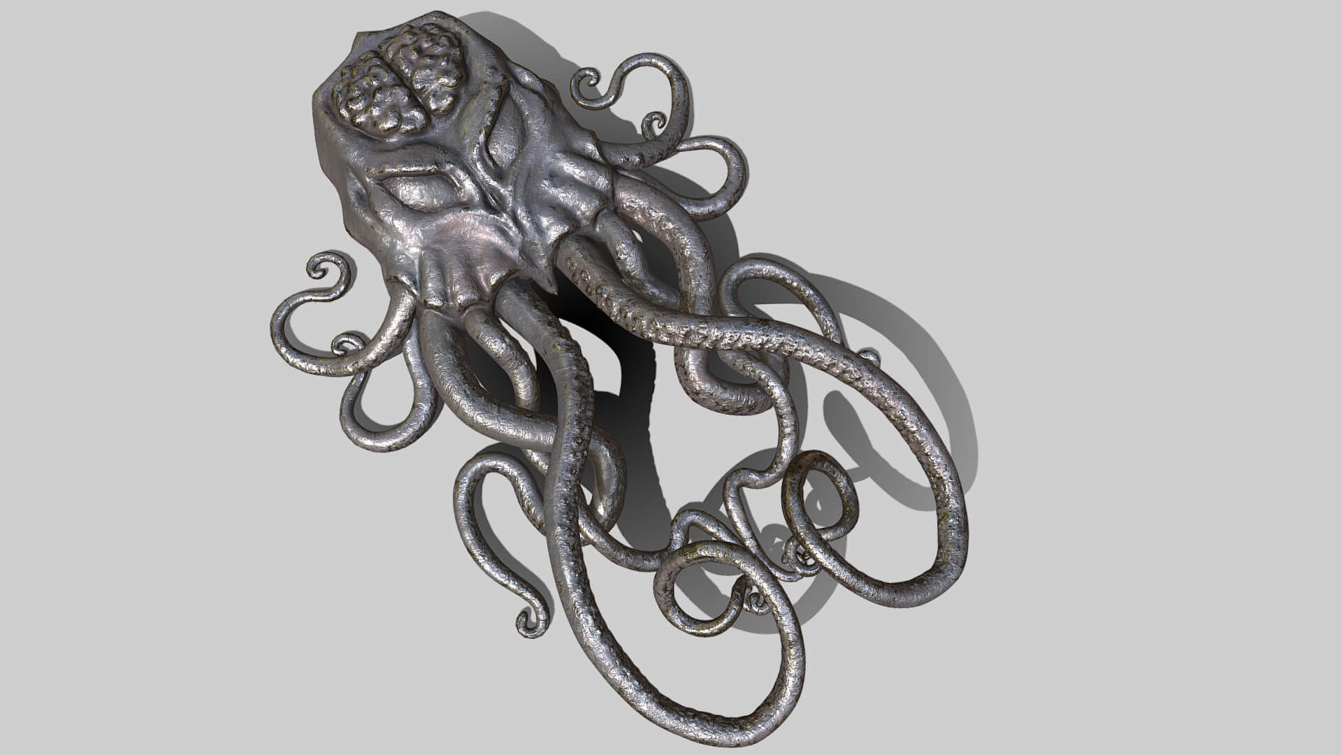 Cthulhu Door Knocker - 3D Model by Buncic