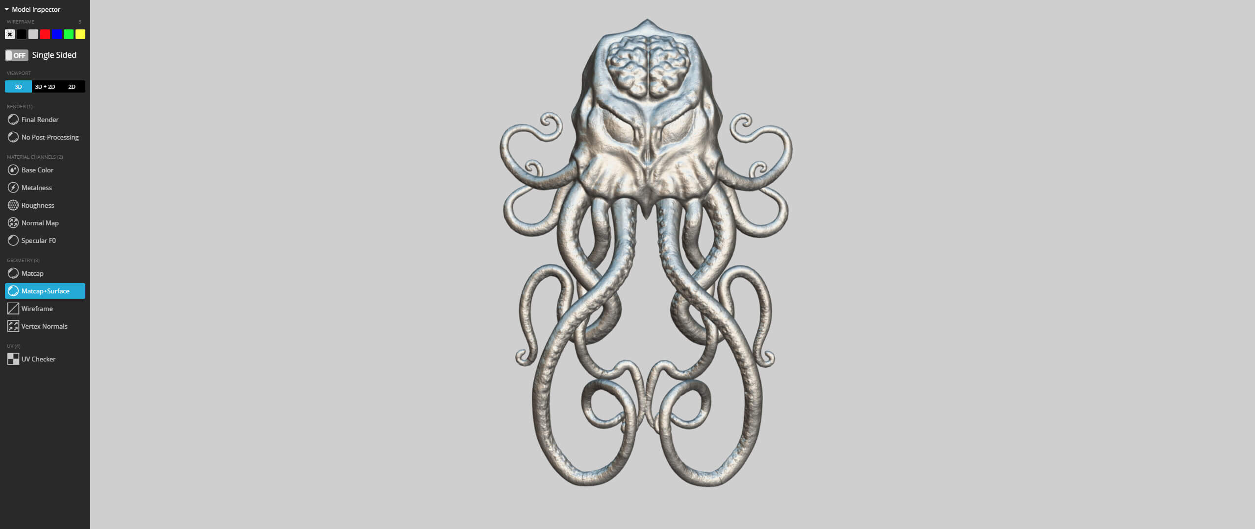 Cthulhu Door Knocker - 3D Model by Buncic