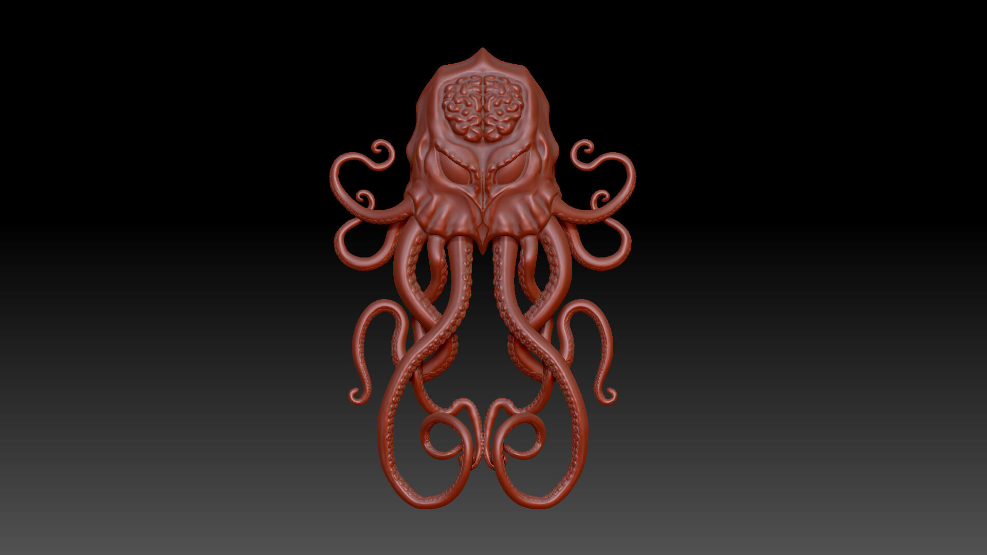 Cthulhu Door Knocker - 3D Model by Buncic