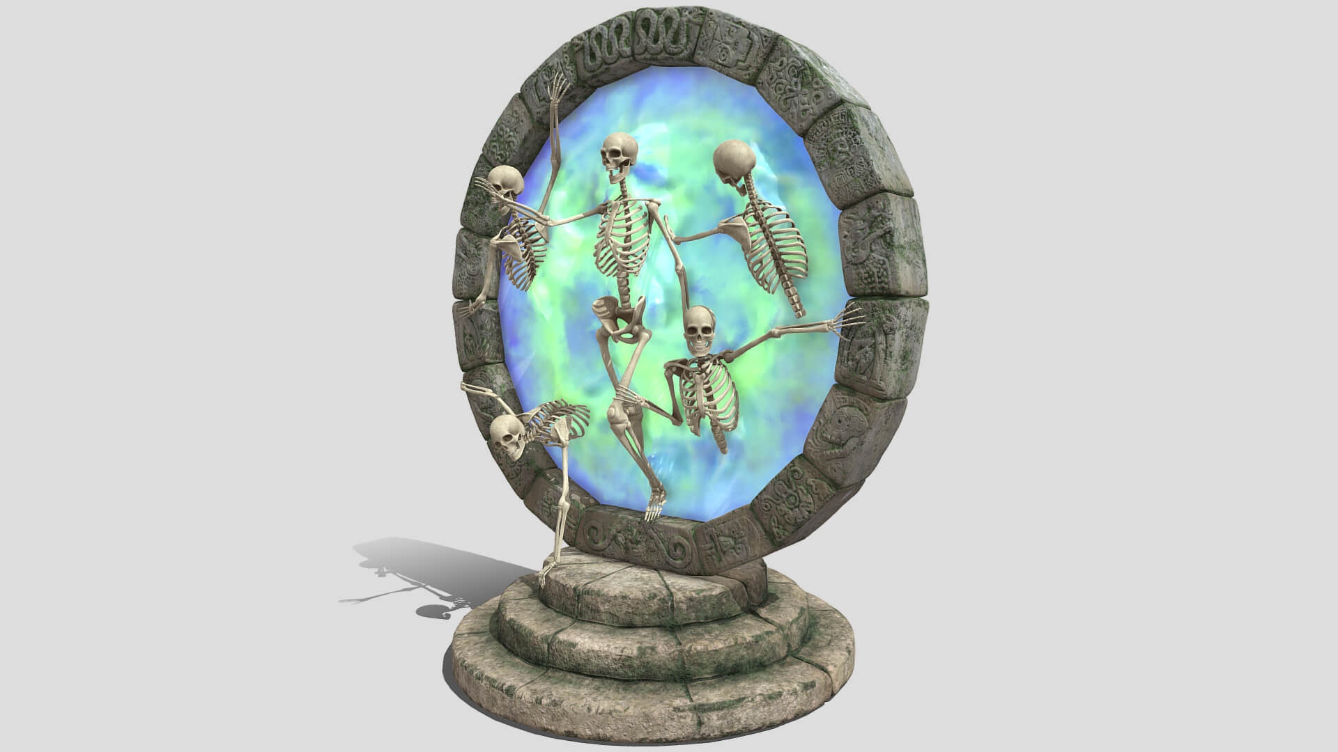 Death Portal Skeletons - 3D Model by Buncic