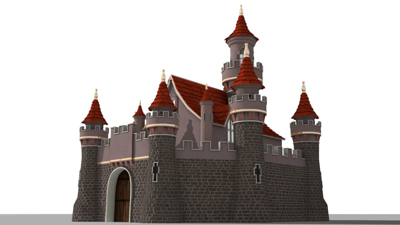 Fantasy Castle - 3D Model by Buncic