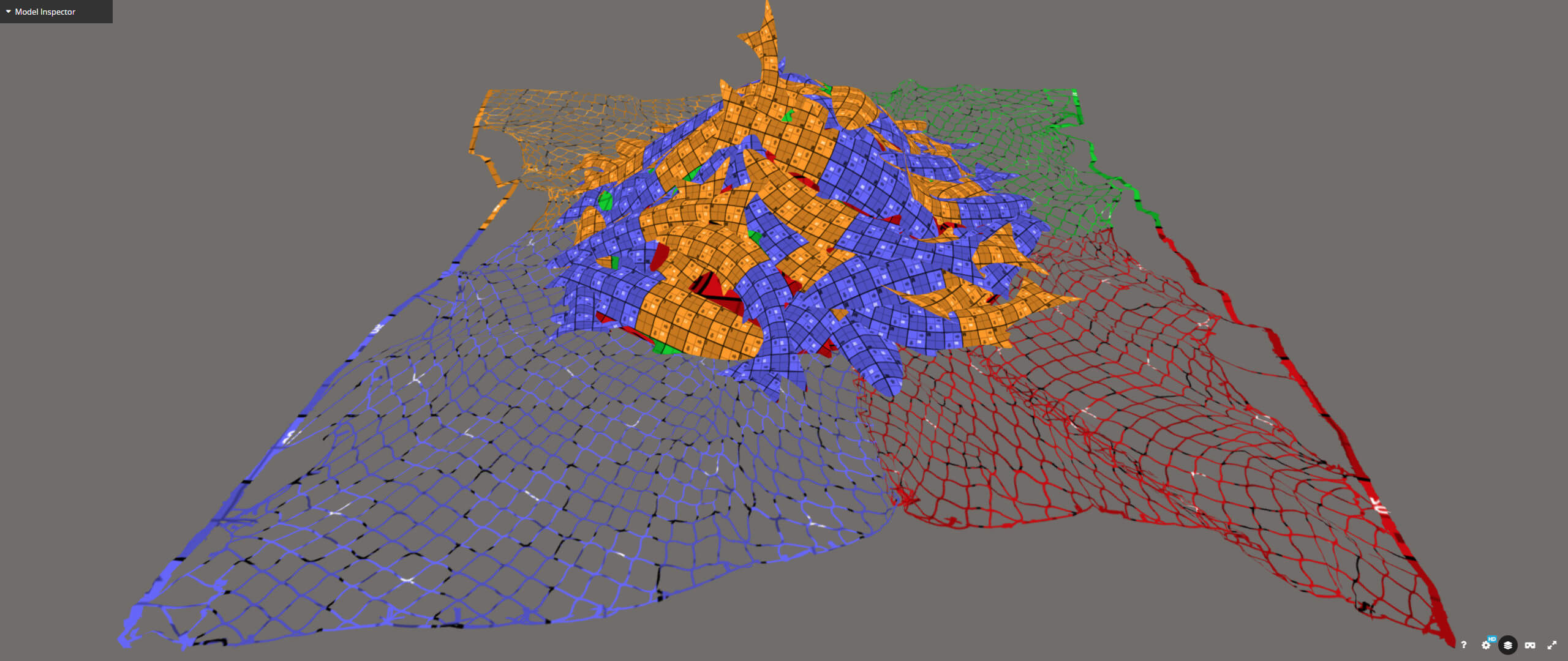 Fishing Net Low Poly - 3D Model by Buncic