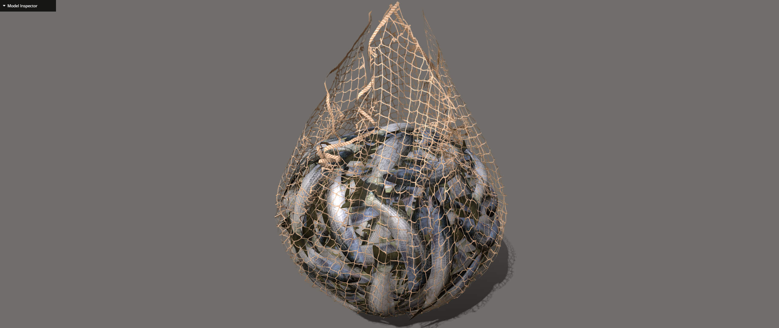 Fishing Net Low Poly - 3D Model by Buncic