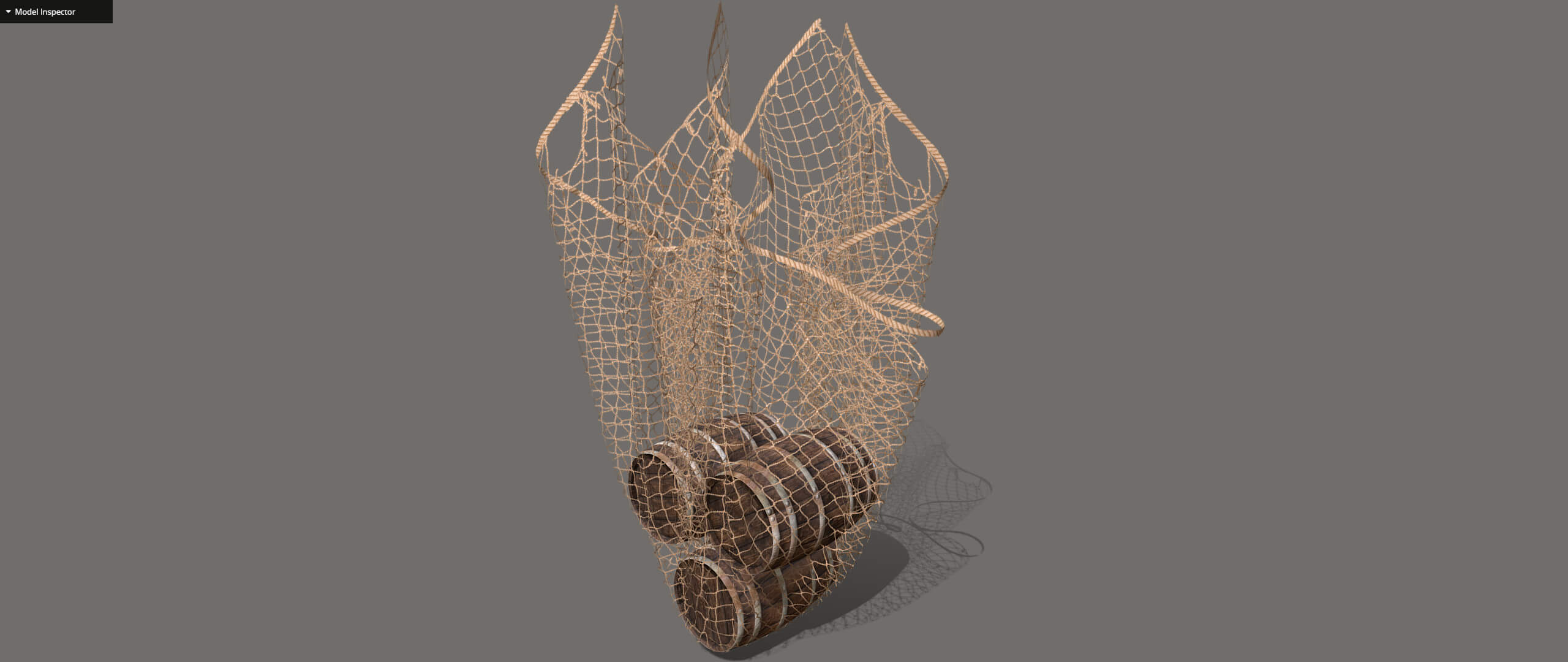 Fishing Net Low Poly - 3D Model by Buncic