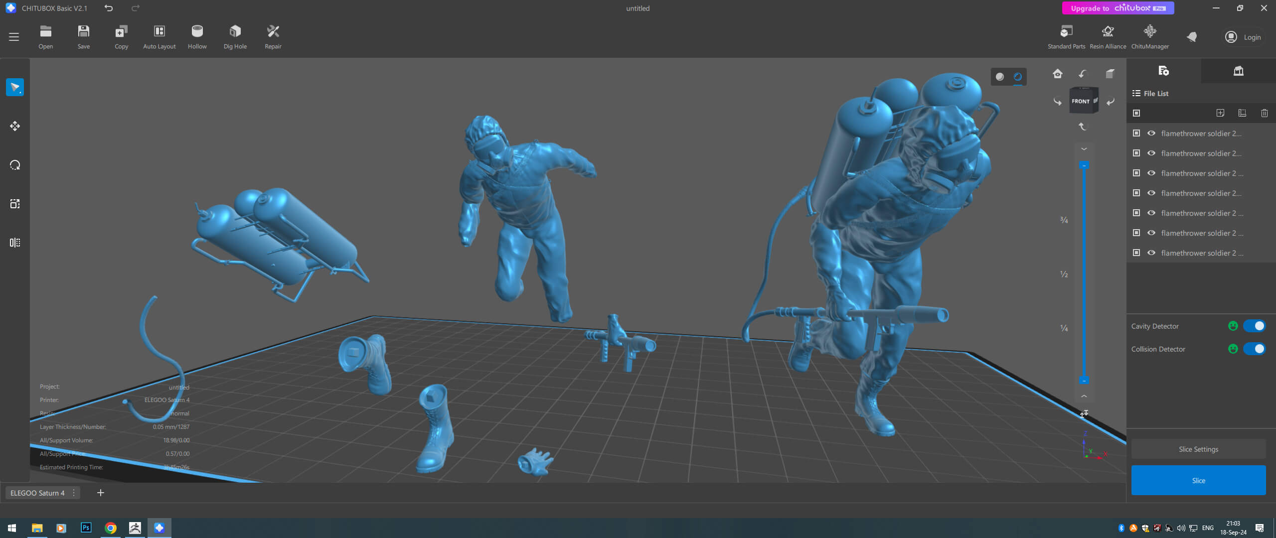 Flamethrower Soldiers - 3D Model by Buncic