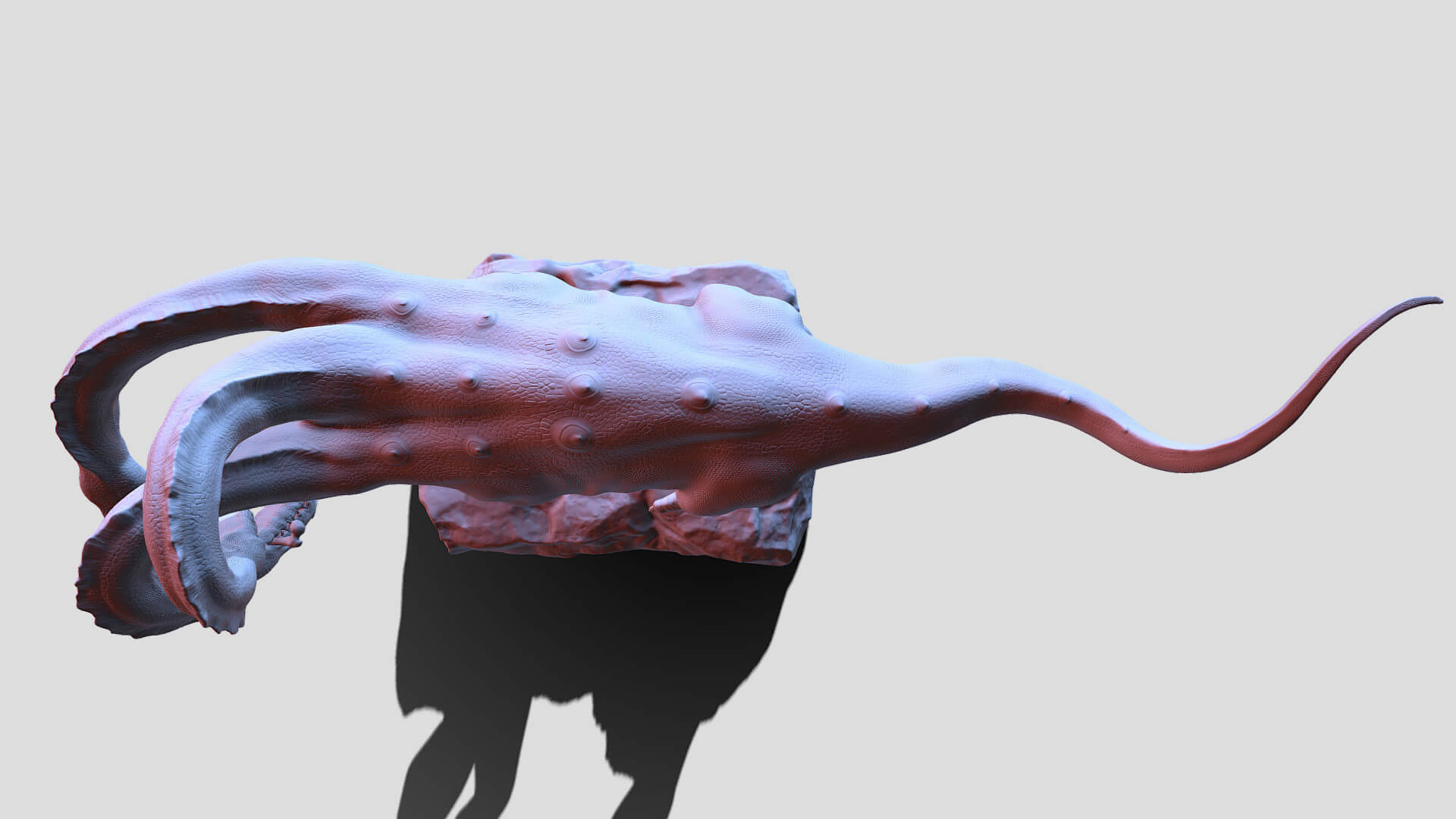 Hydra Playing Fetch - 3D Model by Buncic