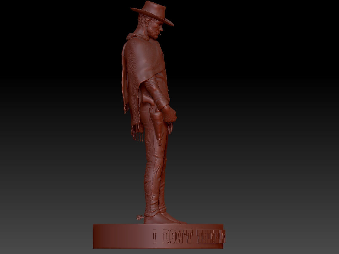 Joe Man With No Name - 3D Model by Buncic