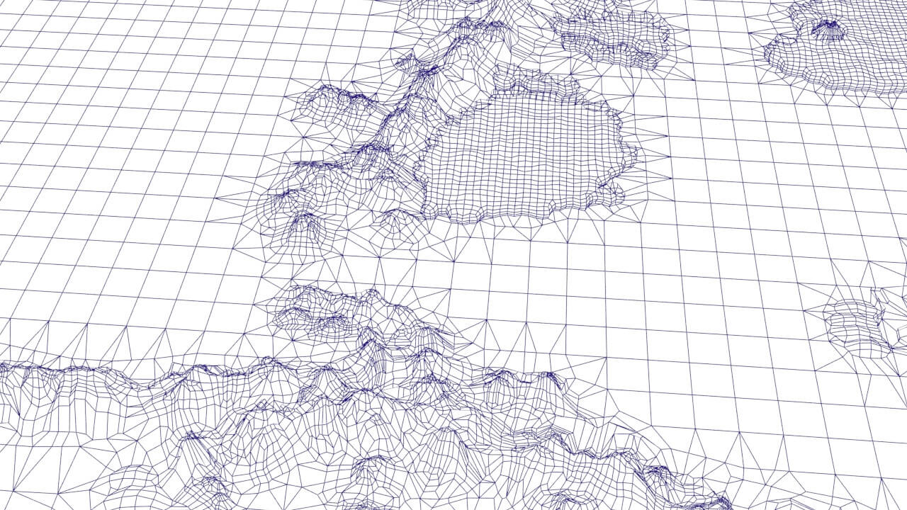 Map of Middle Earth - 3D Model by Buncic