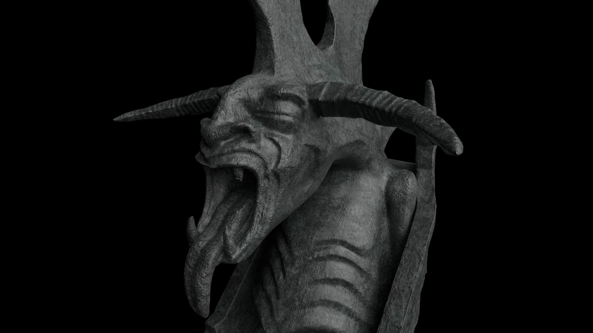 Minas Morgul Gargoyle - 3D Model by Buncic