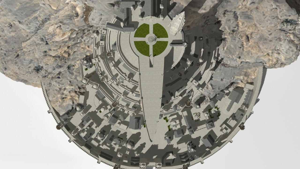 Minas Tirith - 3D Model by Buncic