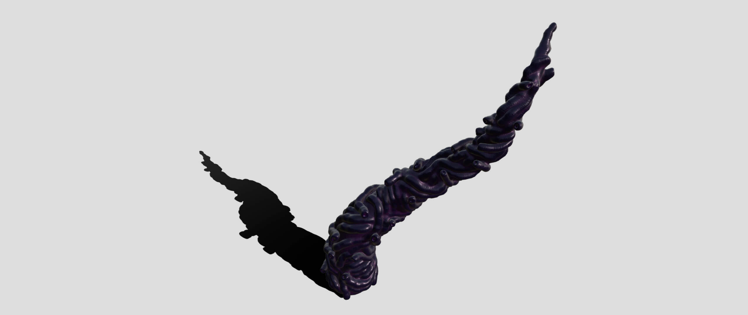 Monster Tentacle - 3D Model by Buncic