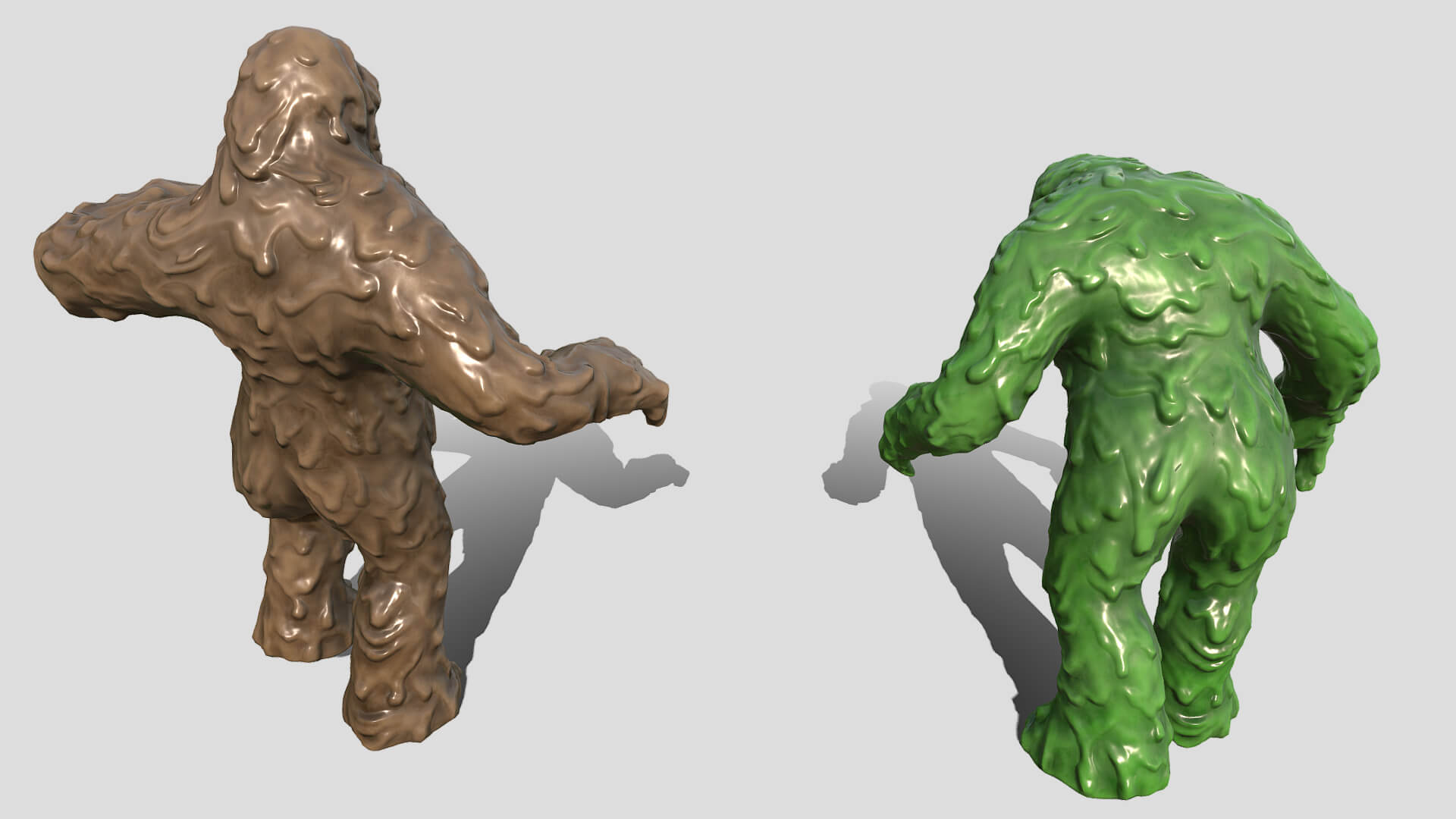 Mudman and Swampman - 3D Model by Buncic