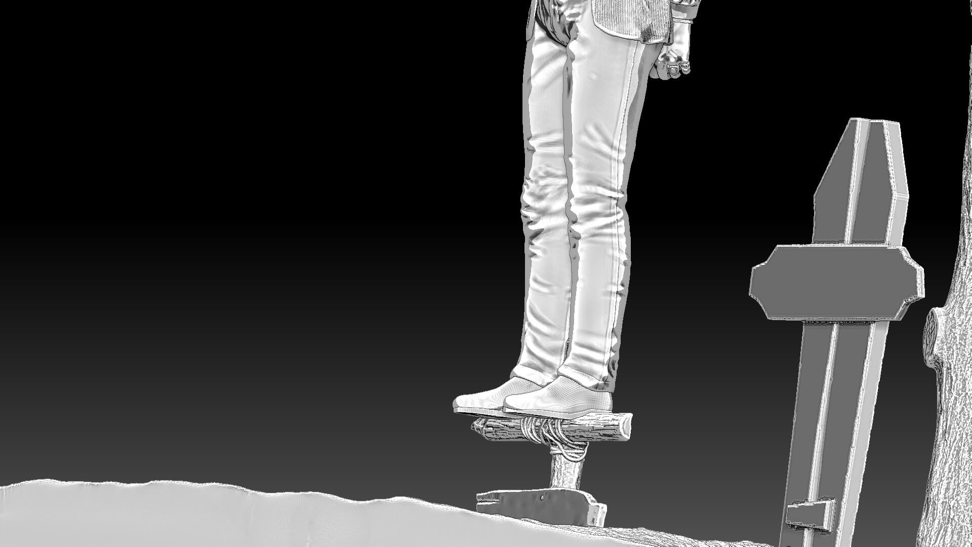 The Hanging of Tuco - 3D Model by Buncic