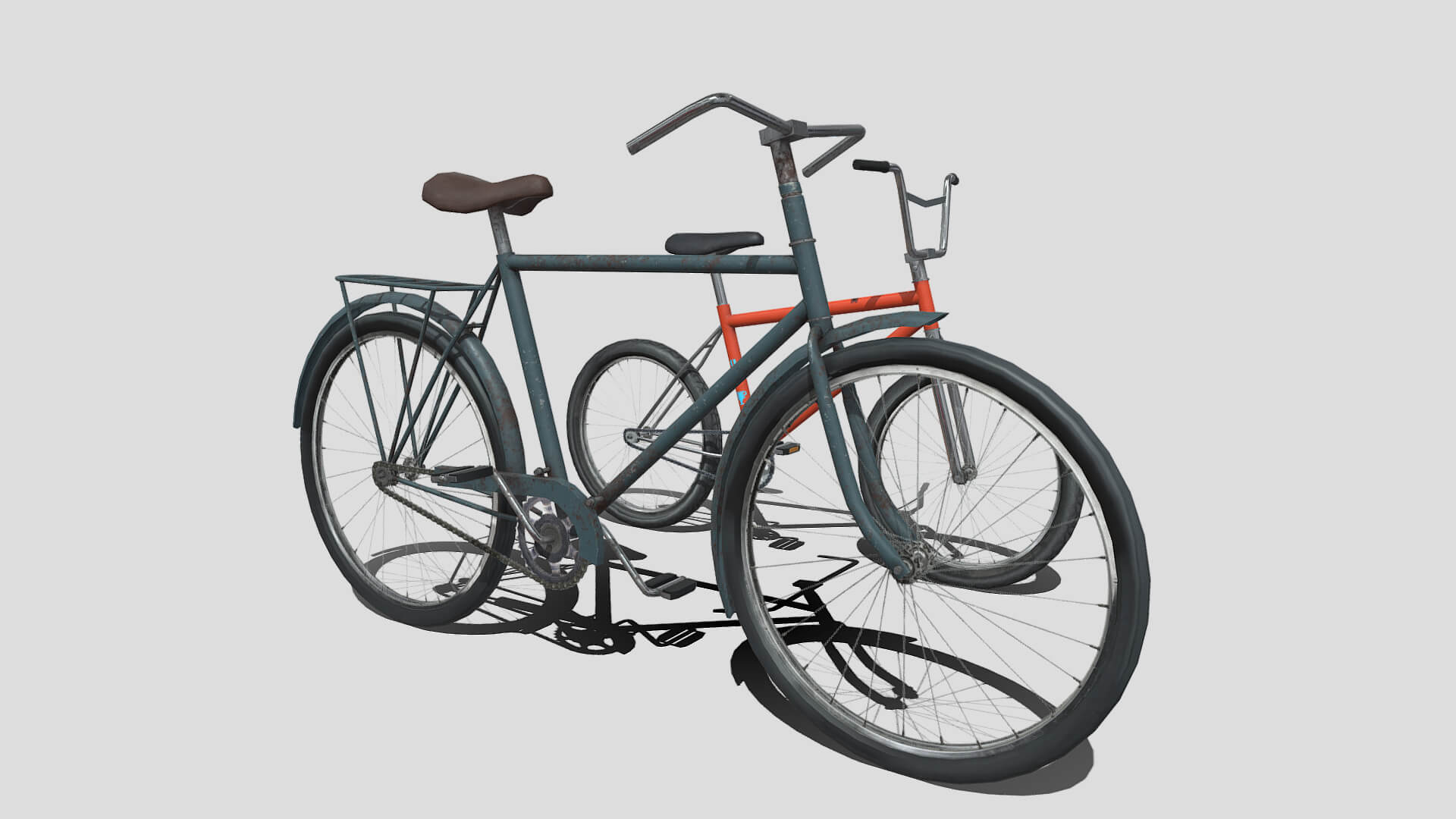 Two Low Poly Bikes - 3D Model by Buncic