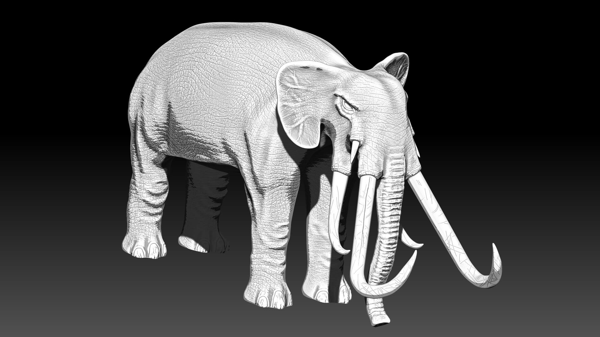 War Elephants - 3D Model by Buncic