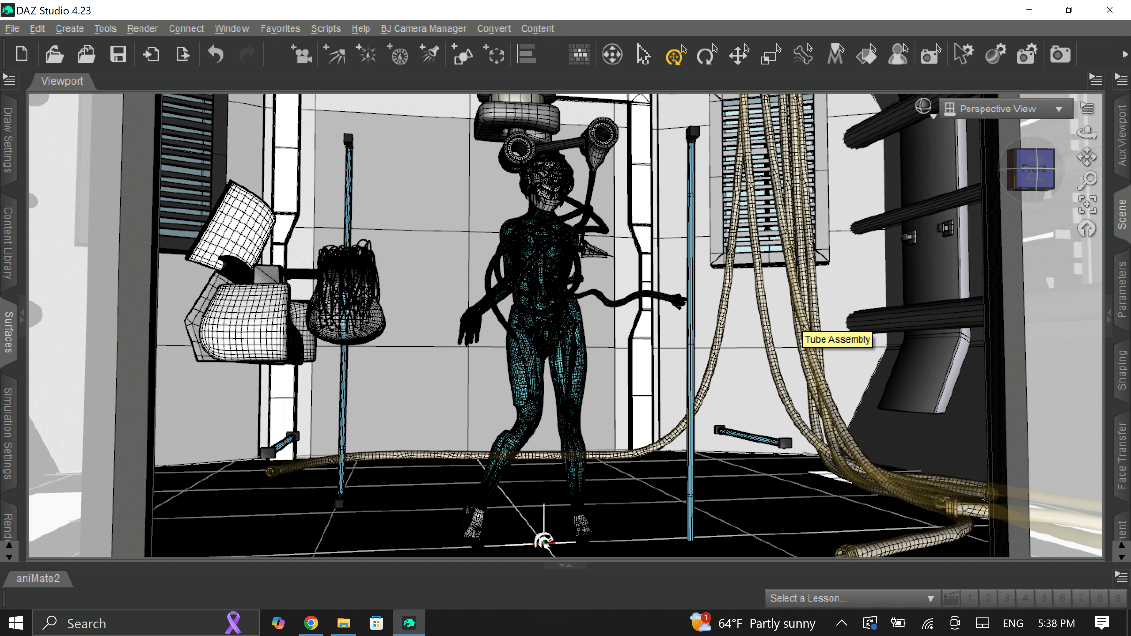 Prototype 02 3D Render, Digital Art by Burrito