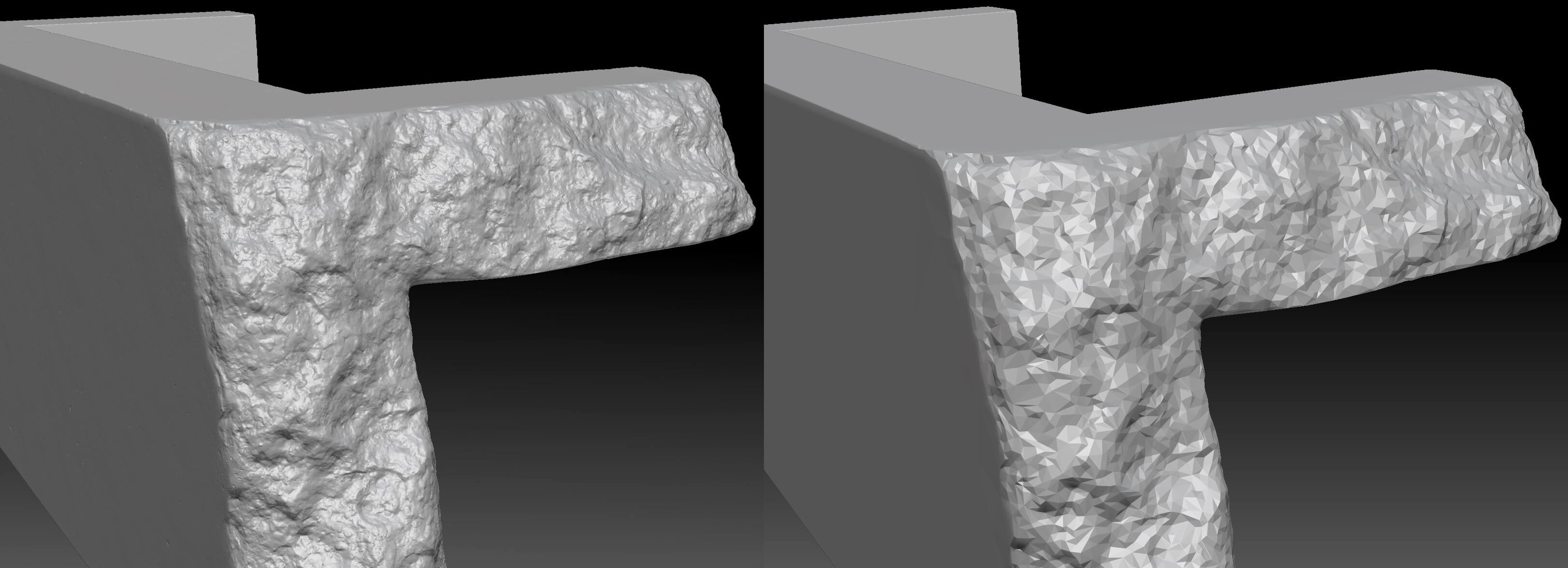 Reception Concrete Brass 3D Render, Digital Art by Buzoverov