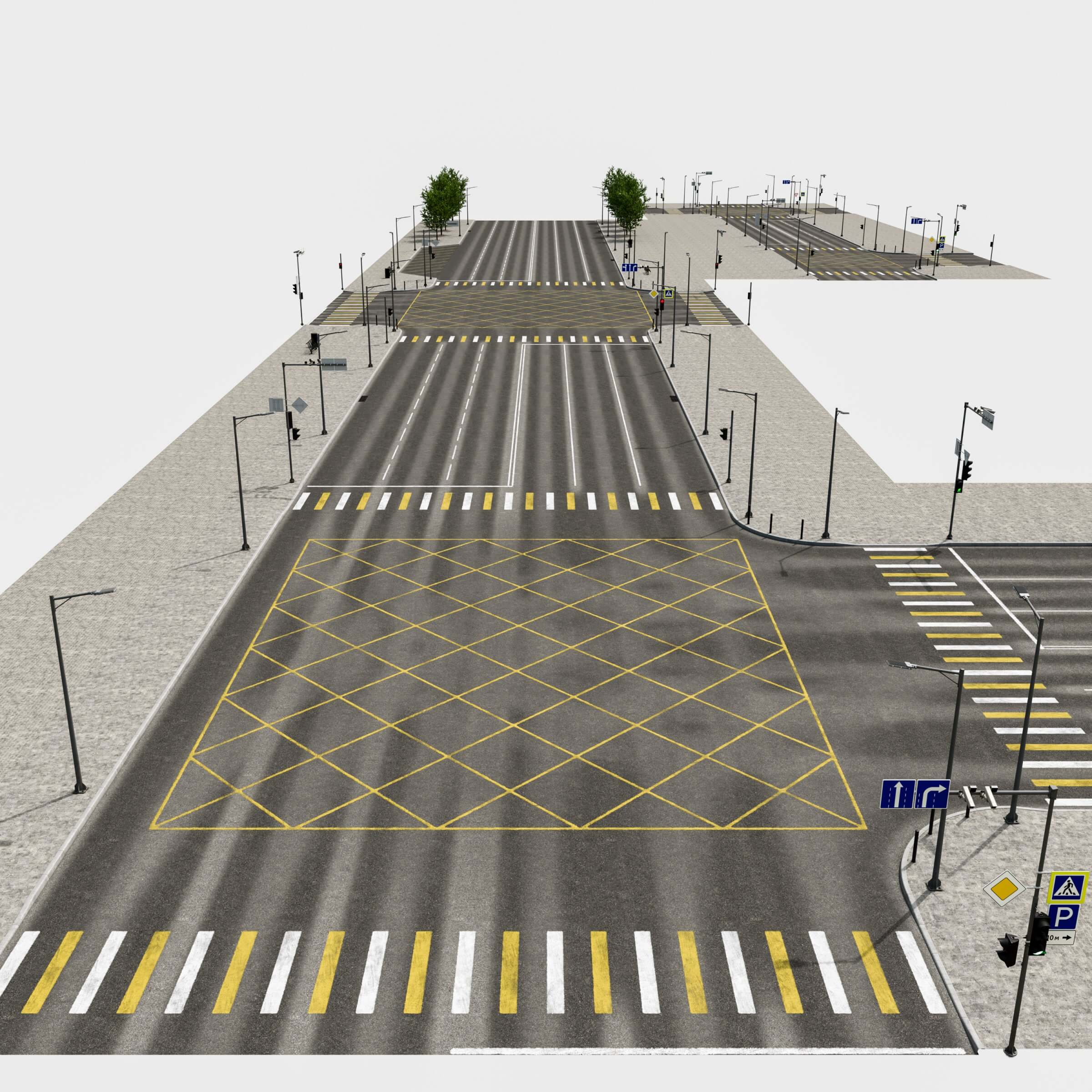 Road - Fothpath Pack 3D Model by Buzoverov