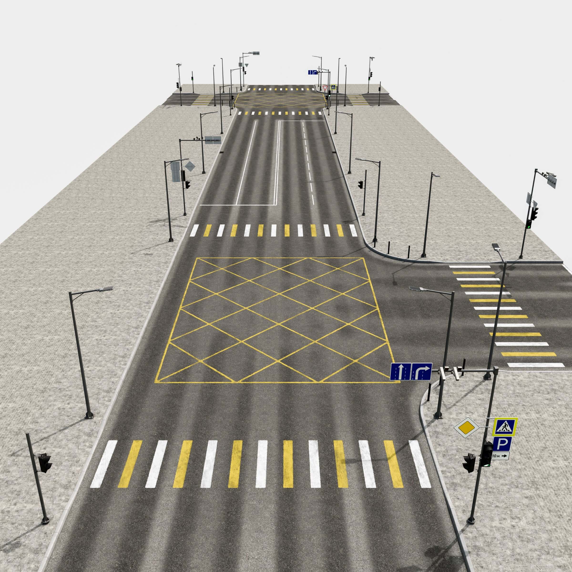 Road - Fothpath Pack 3D Model by Buzoverov