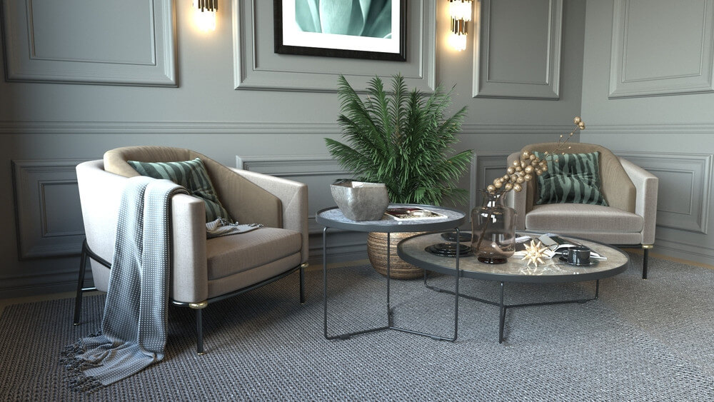 Interior Design Scene 04 - 3D Model by byarpowered