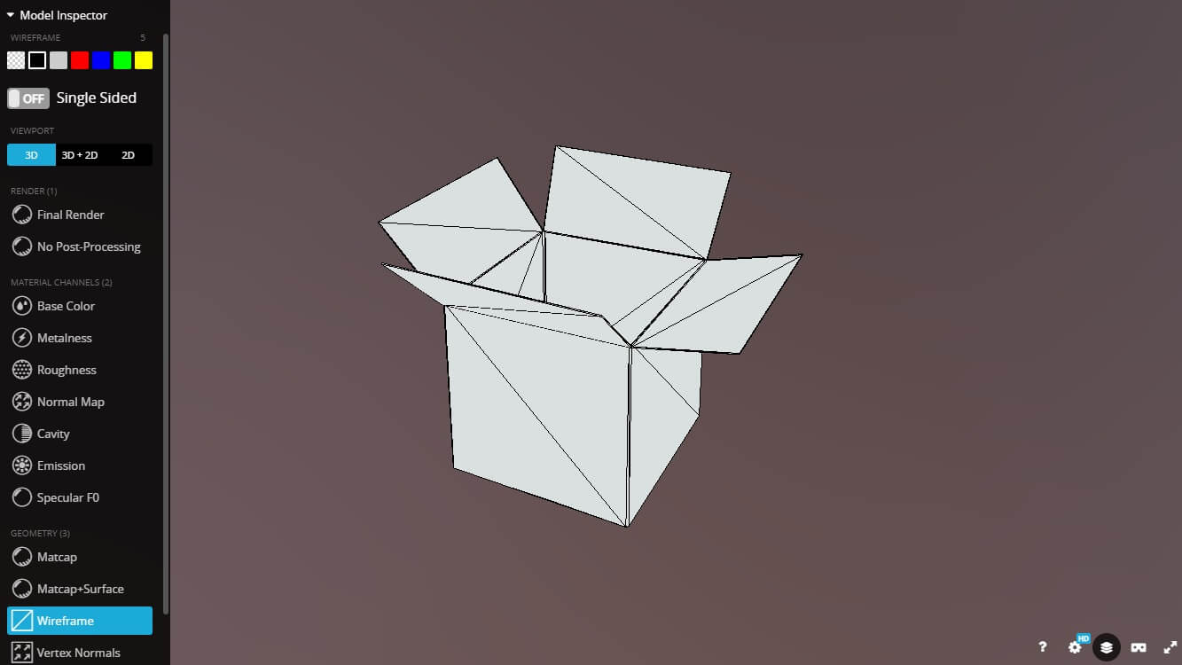 Box 400X400X400 - 3D Model by C-MES