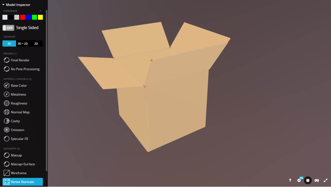 Box 400X400X400 - 3D Model by C-MES