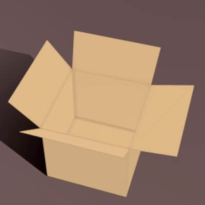 Box 400X400X400 - 3D Model by C-MES