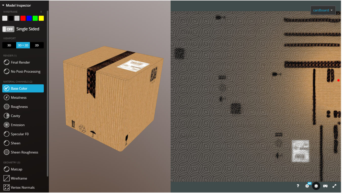 Box 300 X 300 X 300 - 3D Model by C-MES