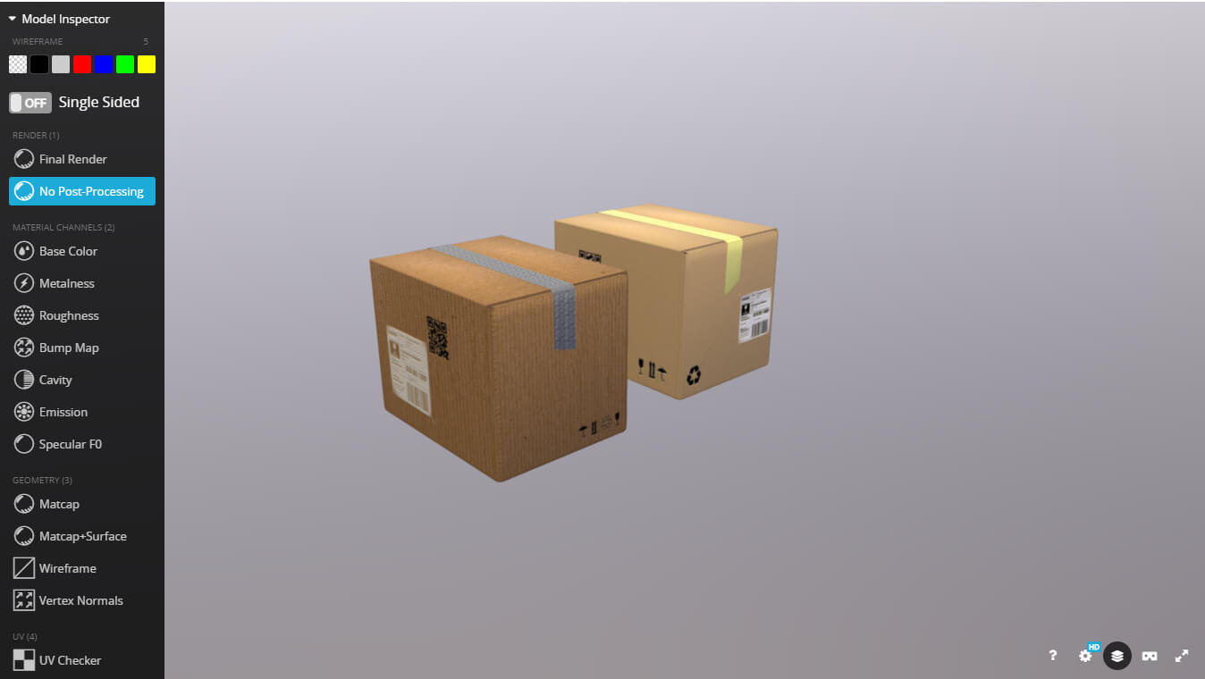 Boxes 400X300X300 - 3D Model by C-MES