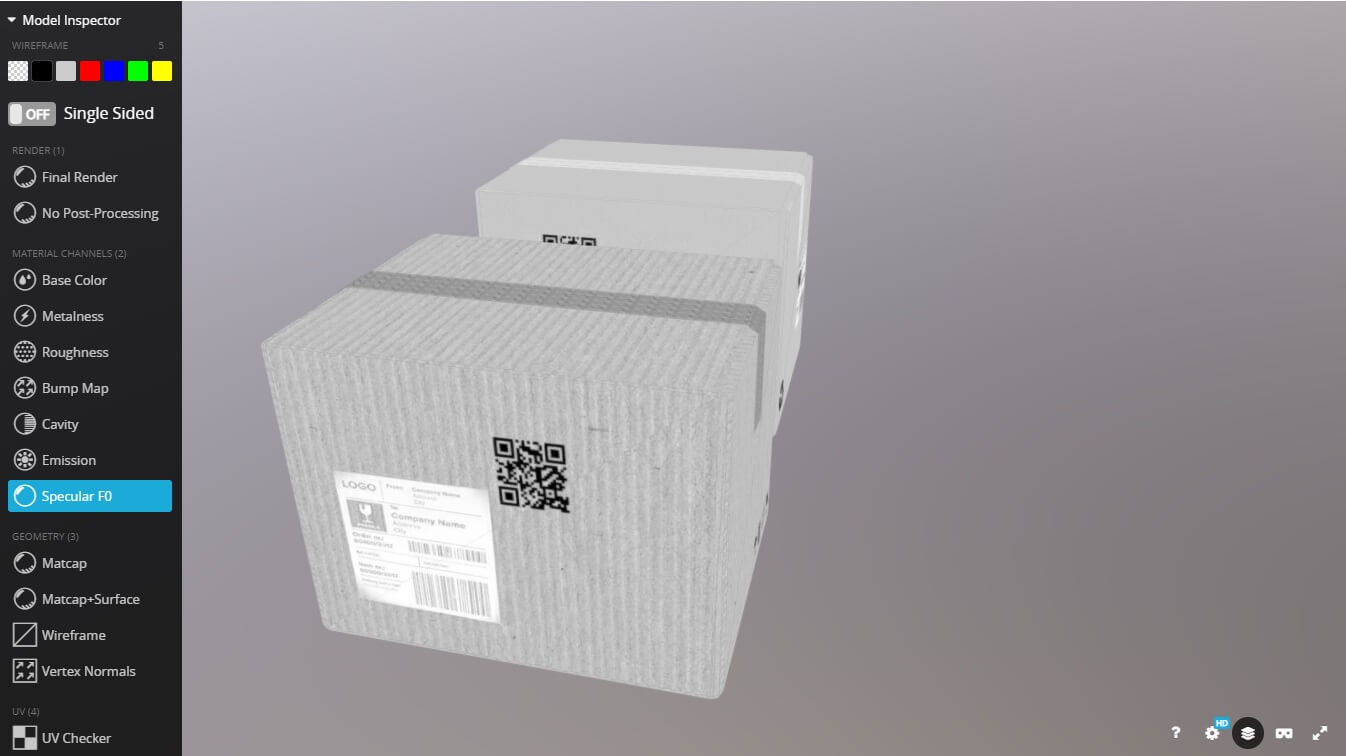 Boxes 400X300X300 - 3D Model by C-MES