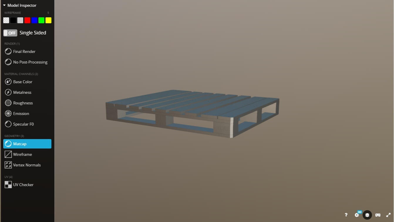 Pallet-Eur 2 3D Model by C-MES