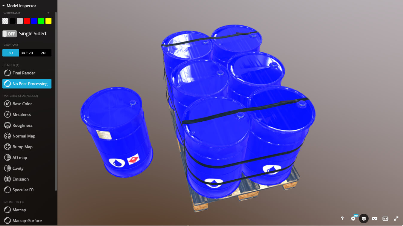 Pallet With Imperial Barrels - 3D Model by C-MES