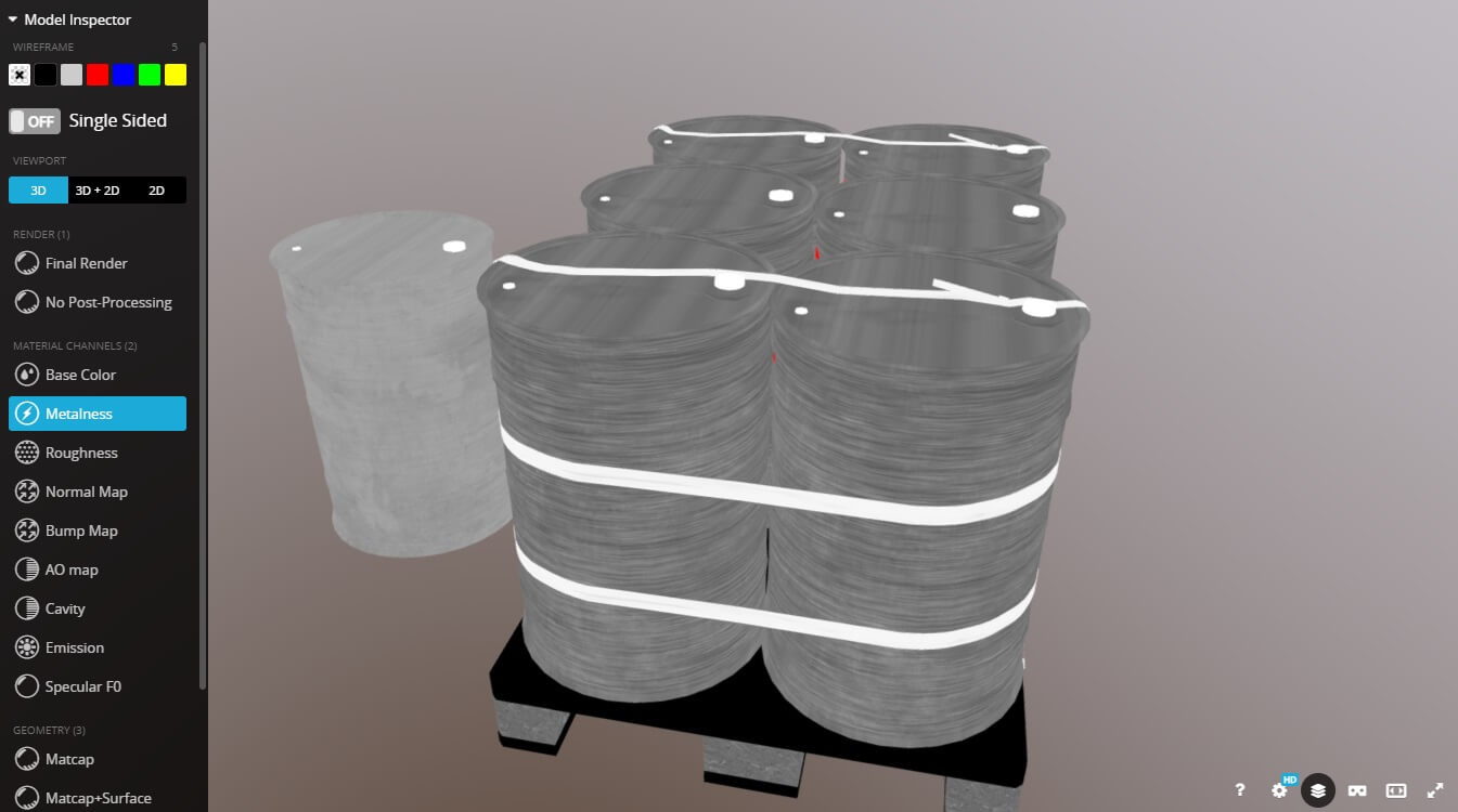 Pallet With Imperial Barrels - 3D Model by C-MES