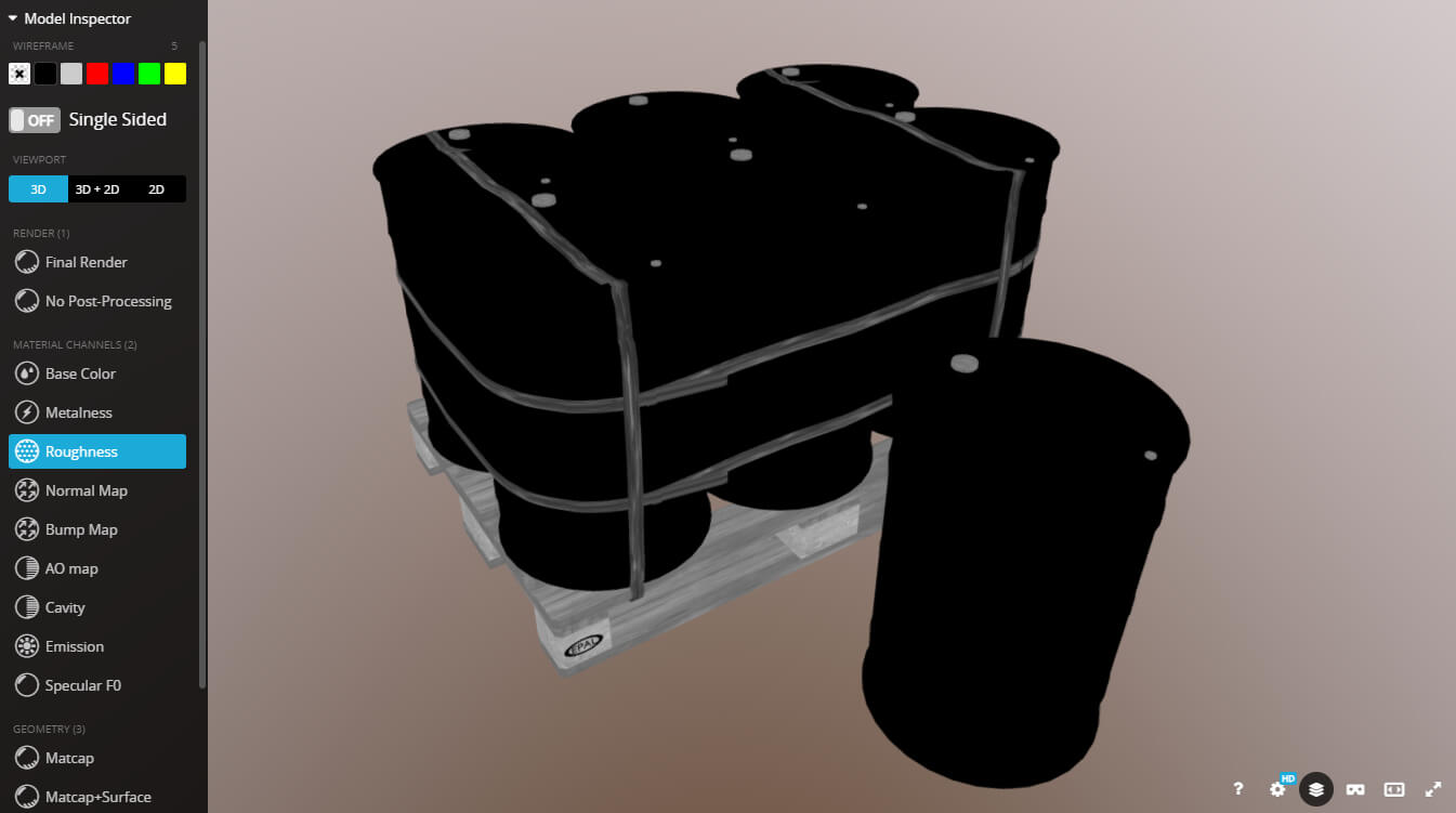 Pallet With Imperial Barrels - 3D Model by C-MES