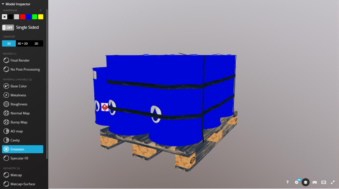 Pallet With Imperial Barrels - 3D Model by C-MES