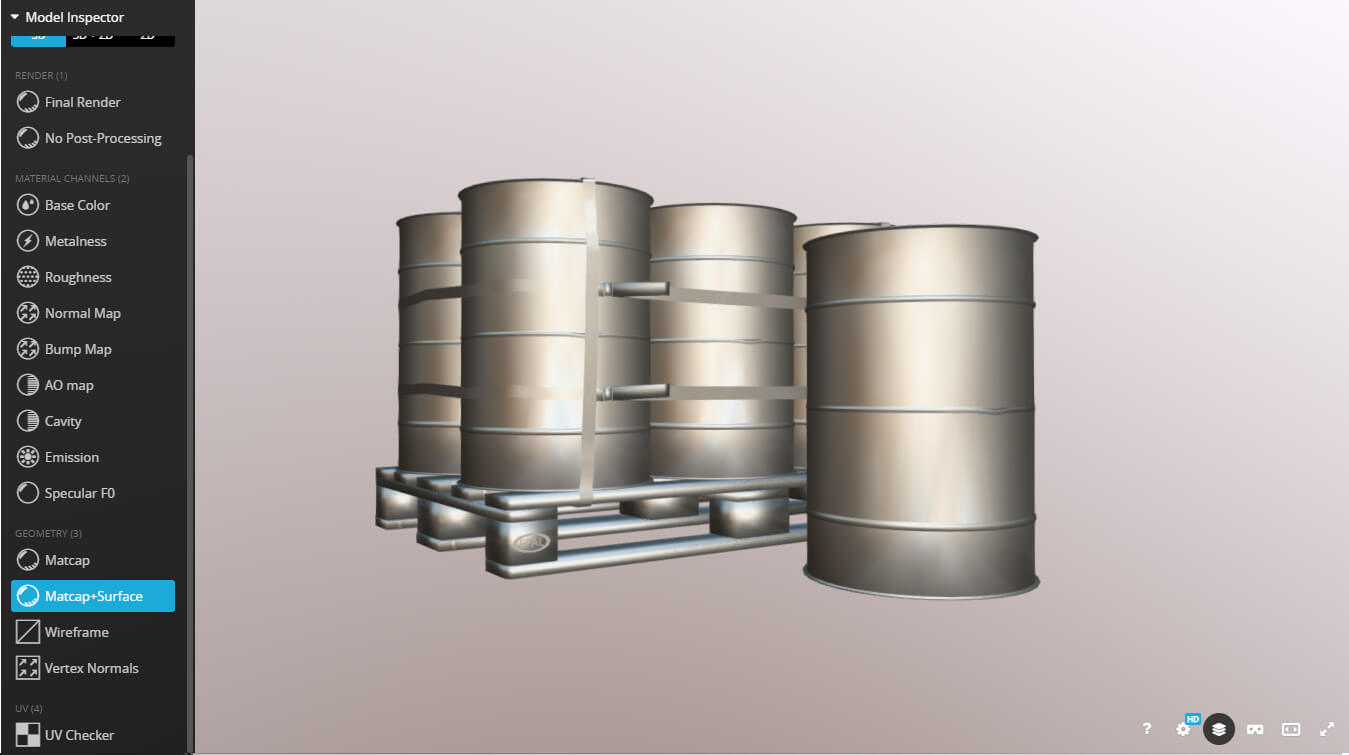 Pallet With Imperial Barrels - 3D Model by C-MES