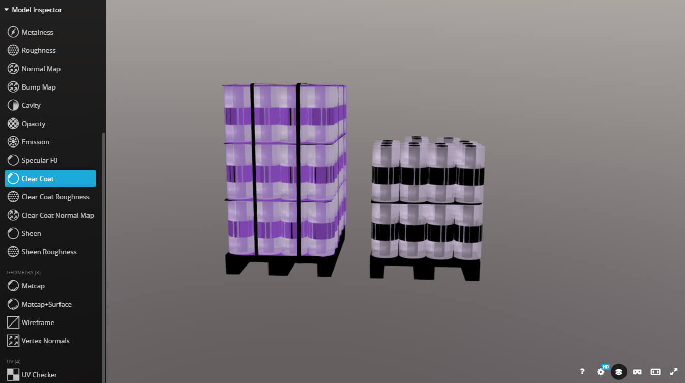 Pallets With Roll Film - 3D Model by C-MES