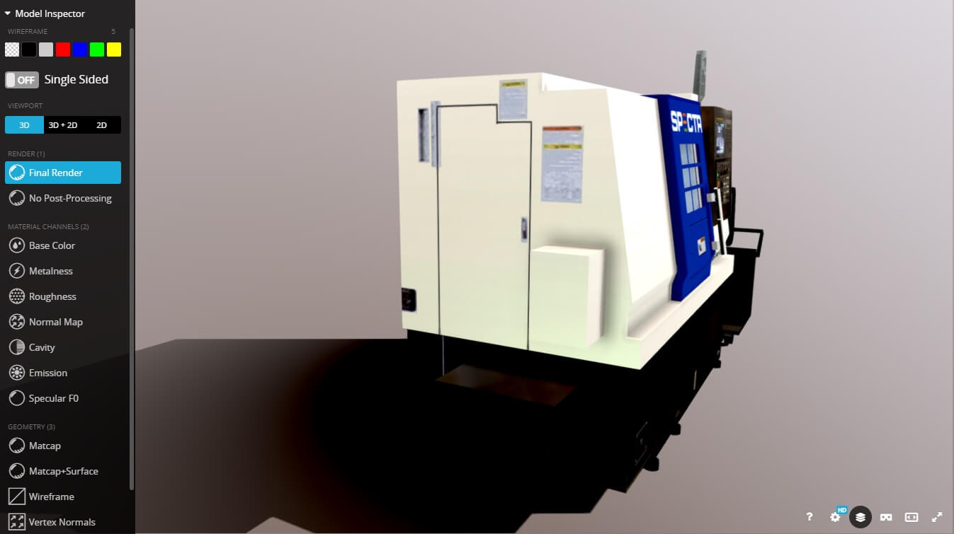 Spectr TC-M Processing Center 3D Model by C-MES