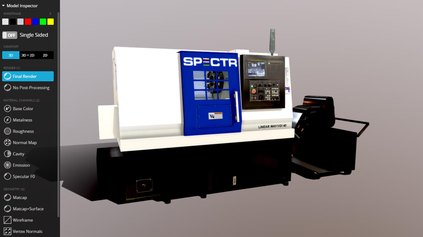Spectr TC-M Processing Center 3D Model by C-MES