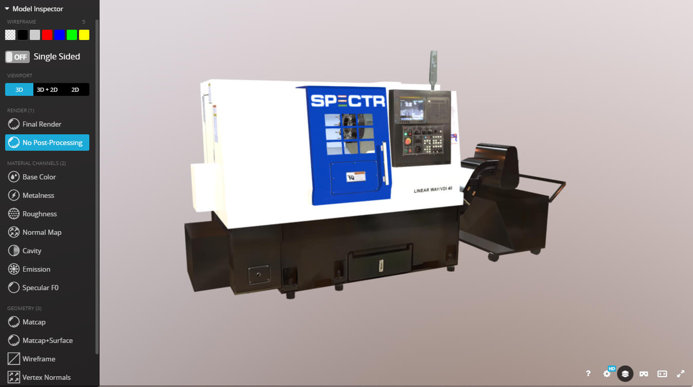 Spectr TC-M Processing Center 3D Model by C-MES